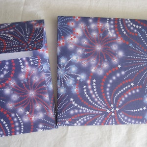 4th of July Fireworks Envelopes, Hand Crafted From Quality Scrapbook ...