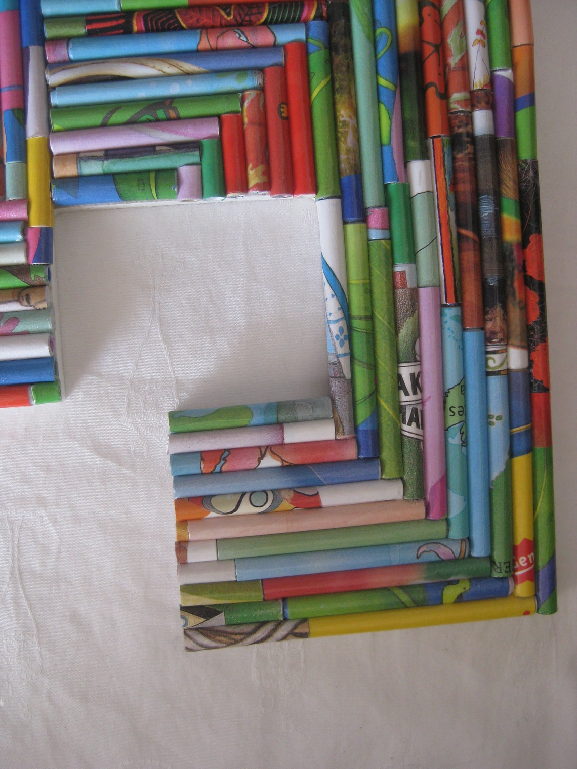 Letter E Decorated With Hand Rolled Paper Colorful Collage - Etsy