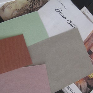 Vintage Craft Paper Samples Folder, YUEMEI Paper Samples. Diff. Sizes ...