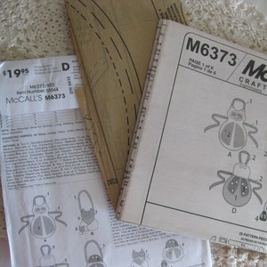 Mccall's Fashion Accessories Sewing Patterns # M6373, Lady Bugs Aprons ...