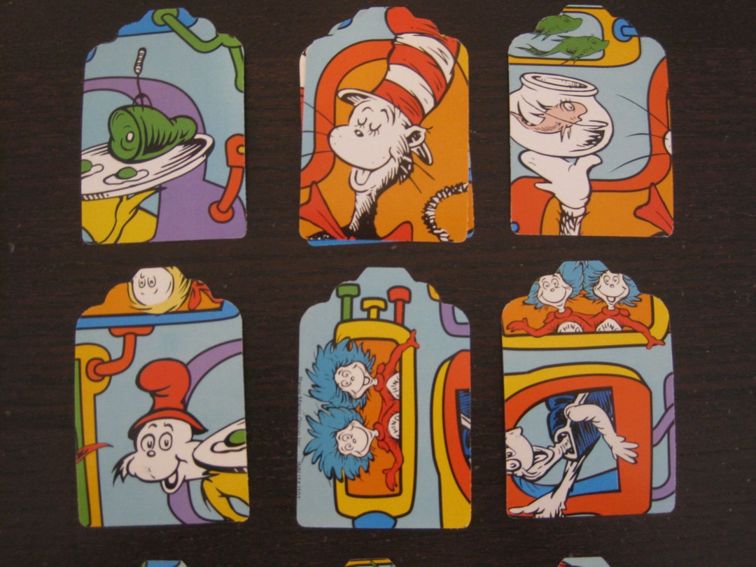 Dr. Seuss, the Cat in the Hat & Friends Gift Tags, Thank You Notes ...