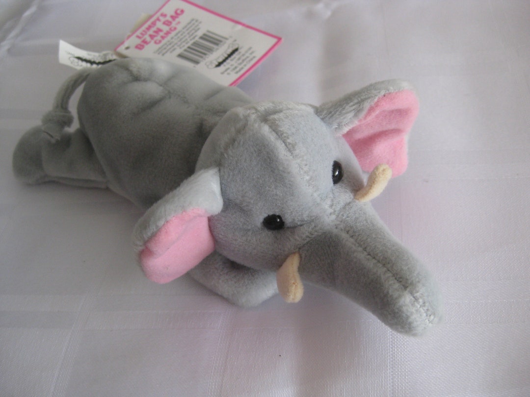 Lumpy the Elephant, Plush, Stuffin Inc. 1996, Collectible, in Great ...