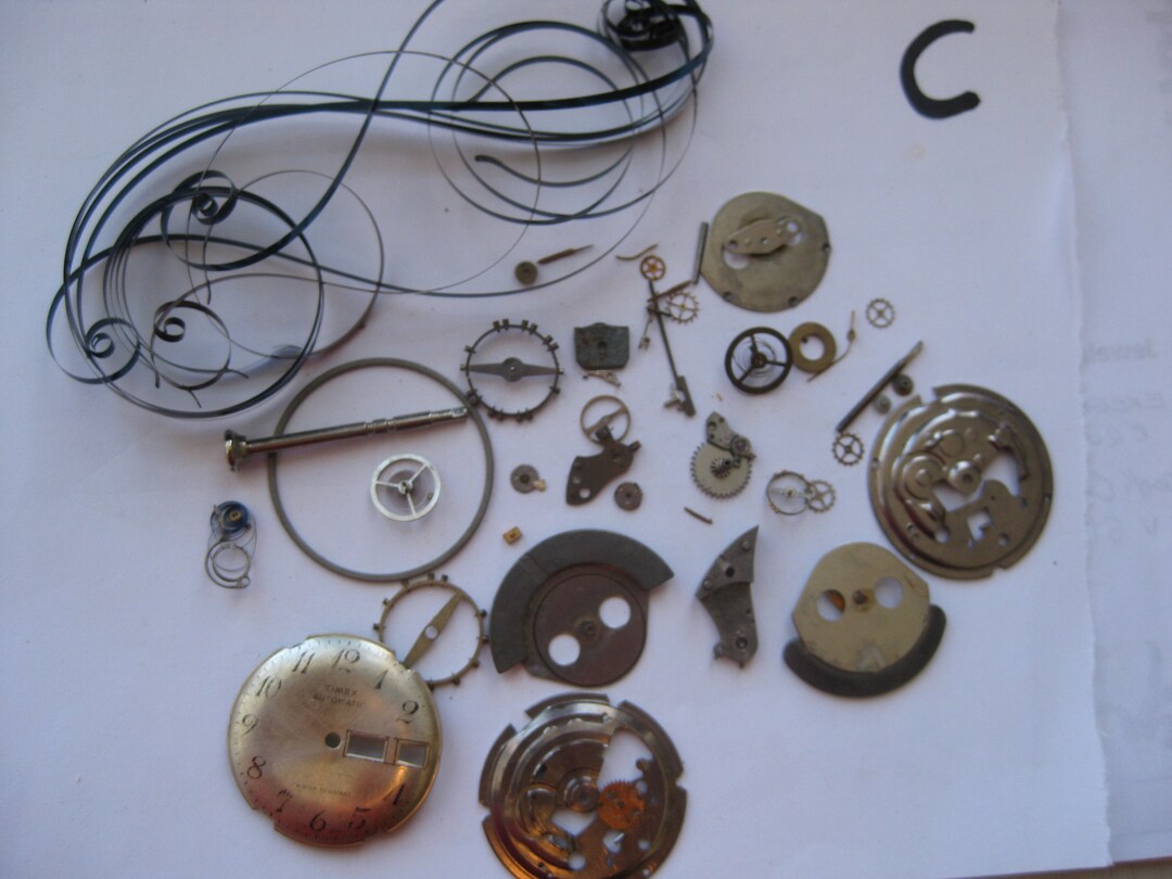 Lot of 35+ Vintage Watch Parts, Replacement, Jewelry Making, Repurpose ...