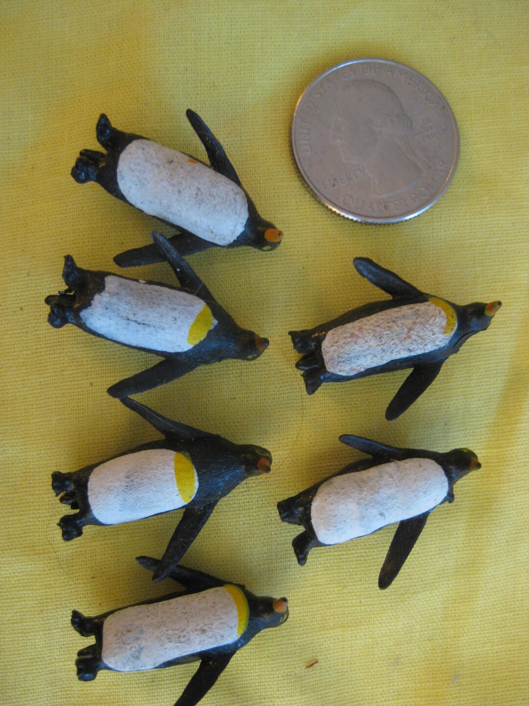 Miniature Penguins Figurines, Scene Building, Embellishments, 6 Pcs. 1 ...