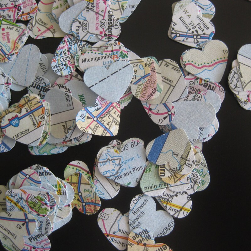 Vintage Atlas Pages - Etsy