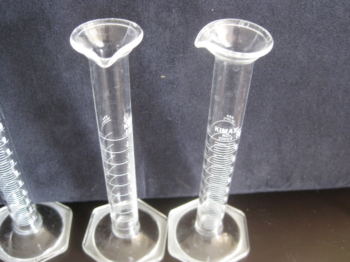 Vintage KIMAX Graduated Cylinder, 10 Ml Lab Glass, Home Decor - Etsy
