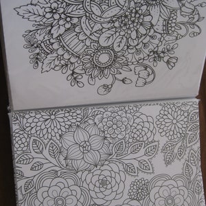 Color in Scrap Book Album Kit, 10 Double Sided Pages to Color, Stickers ...