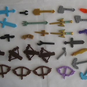 Minecraft Figures, Lego Figures, Weapons, Huge Collection, 112 Pcs ...