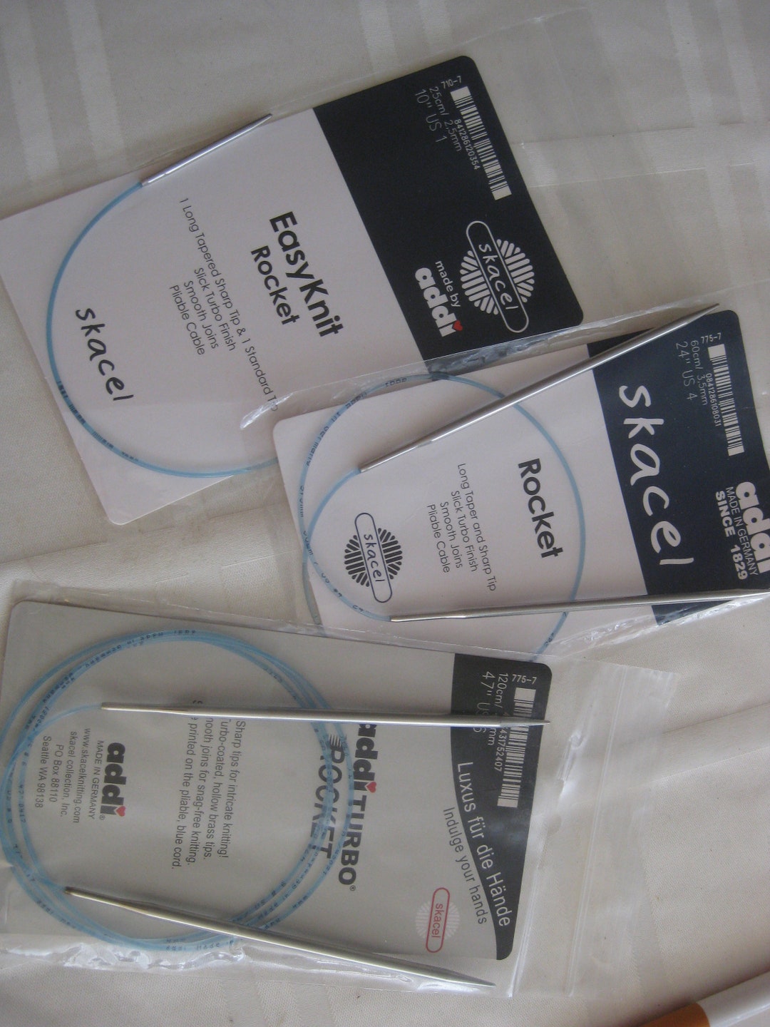 Knitting Rocket Needles, Tapper Needles, Smooth Joints. 3 Sizes to ...