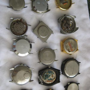 Men's Watch Faces, No Bands, for Parts, Jewelry Making, Multimedia Art ...