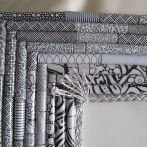 Picture Frame Decorated With Hand Made up Cycled Paper Rolls, White ...