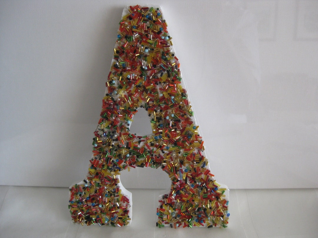 Decorated Letter A, 9" X 7", Wall Decor, Room, Dorm Decor, Gift ...