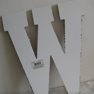 Colorful Hand Decorated Letter W, Home, Room, Wall Décor, Collage of ...