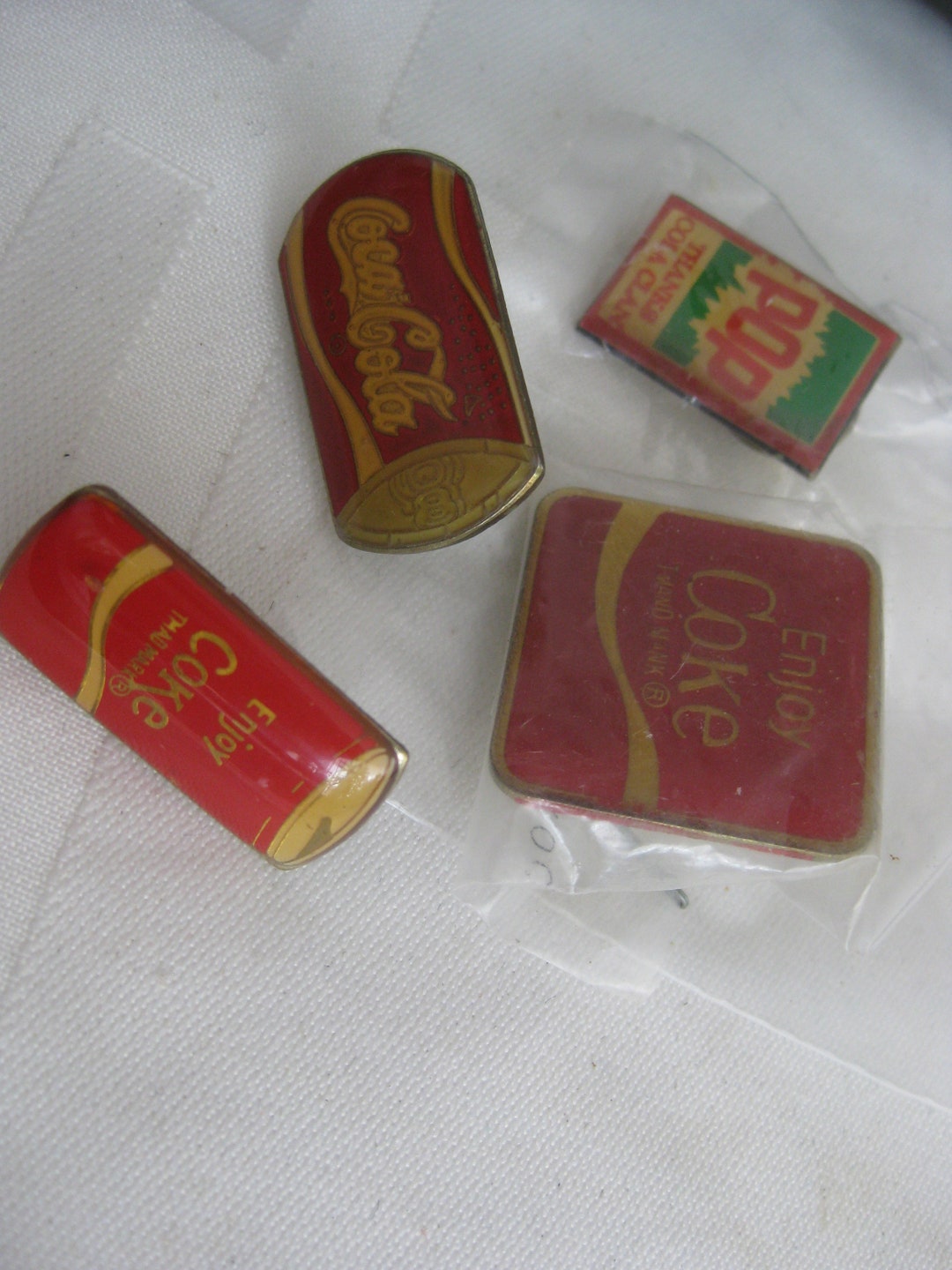 Coca Cola Vintage Collectible Lapel Pins, 4 Different Pins. Add to ...