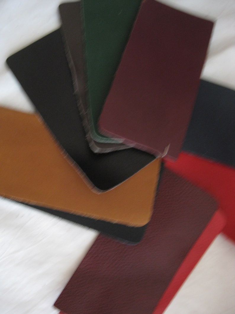 Leather Swatch Samples 3 Diff. Sizes and Colors a Lot of 63 - Etsy
