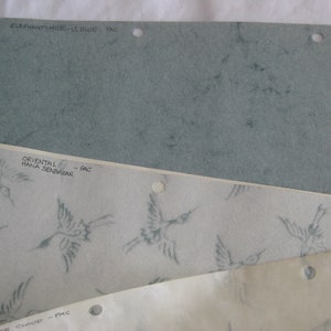 Vintage Craft Paper Samples Folder, YUEMEI Paper Samples. Diff. Sizes ...