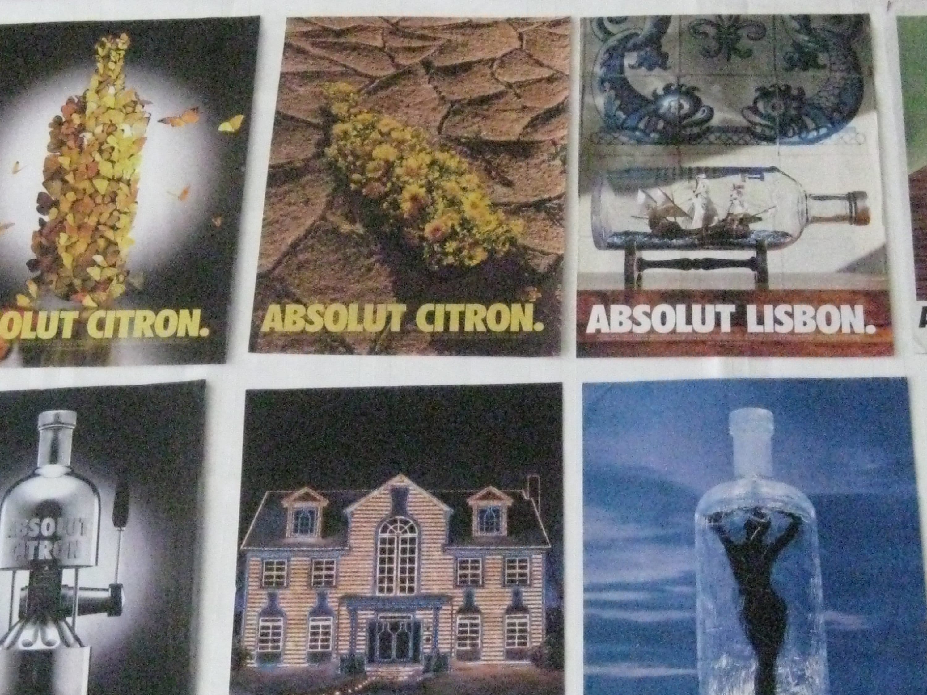 Photos by Herb Ritts Collectors frame to display lot of 4 double sided ...