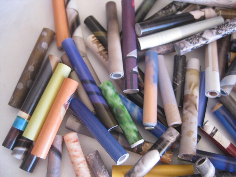 Paper Rolls/beads Upcycled Magazine Paper for Paper Collage | Etsy