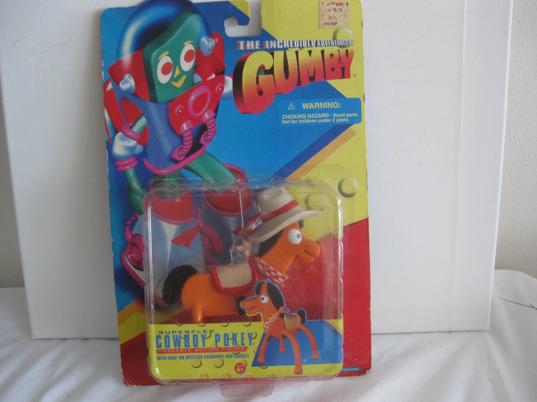 Cowboy Pokey Action Figure From the Incredible Adventures of Gumby ...