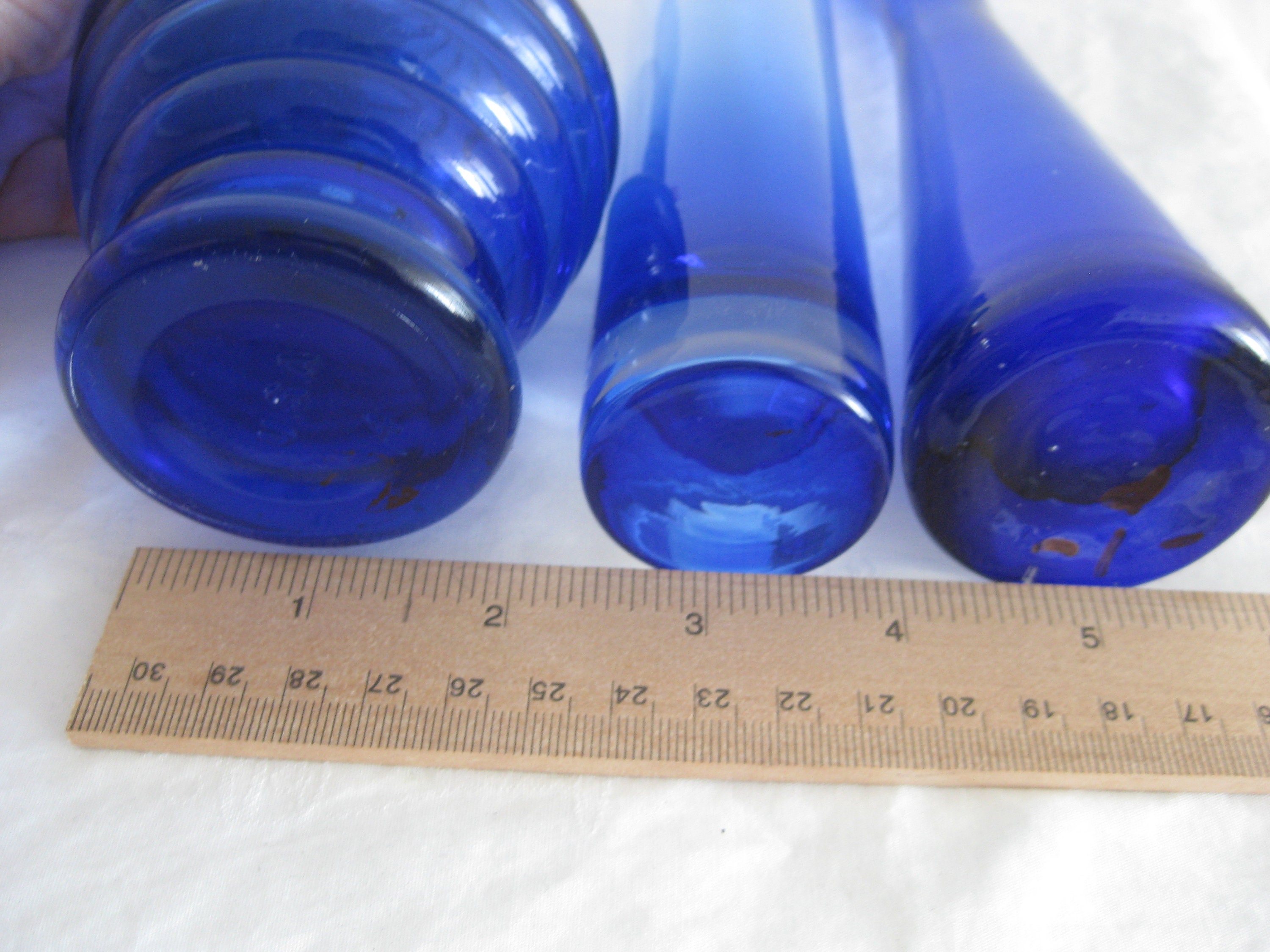Blue Vases Group, 3 Vases to Add to Exsisting Group or Start a Vew ...
