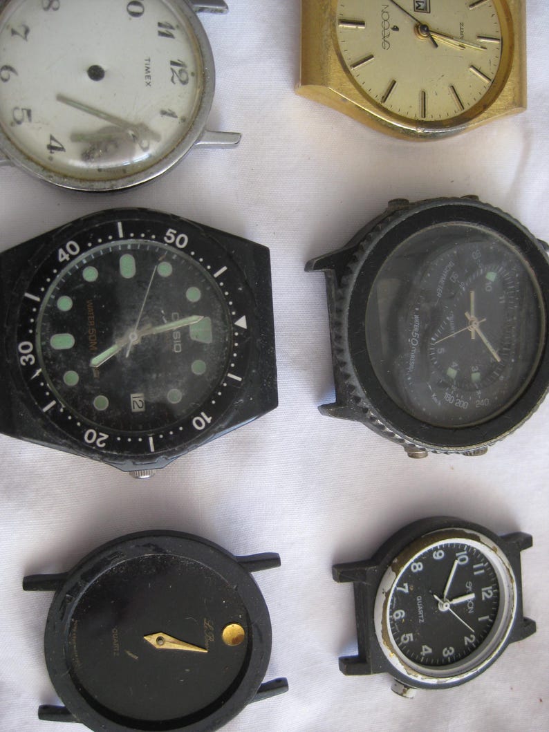Men's Watch Faces, No Bands, for Parts, Jewelry Making, Multimedia Art ...