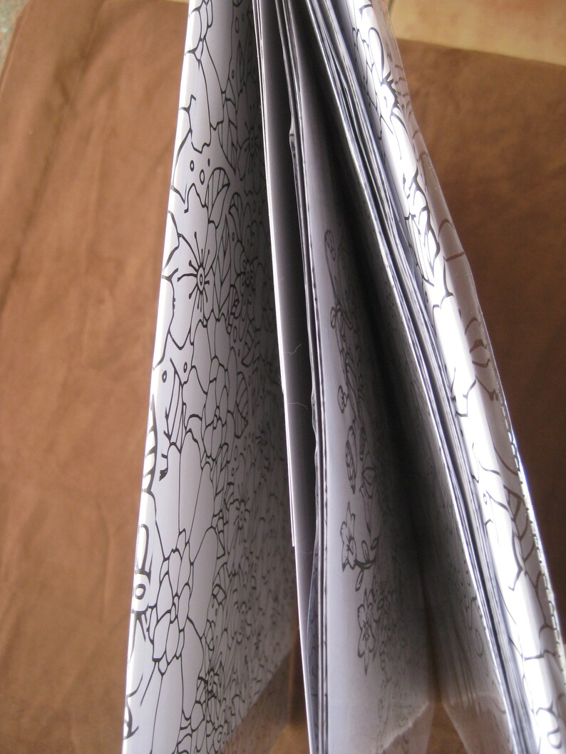 Color in Scrap Book Album Kit, 10 Double Sided Pages to Color, Stickers ...