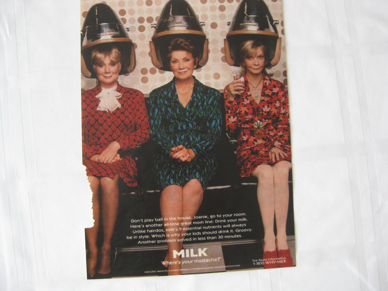 Got Milk? Advertisement Original Ads From Magazines. 5 Ads, From 1997 ...