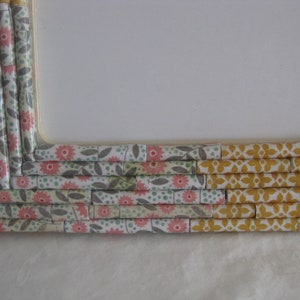 Paper Rolls Decorated Picture Frame, Holiday Gift, 8.5"x6.5" Frame, 5.5 ...