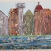 Upcycled Magazine Paper Rolls "city Skyline" Collage Picture, Hand Made ...