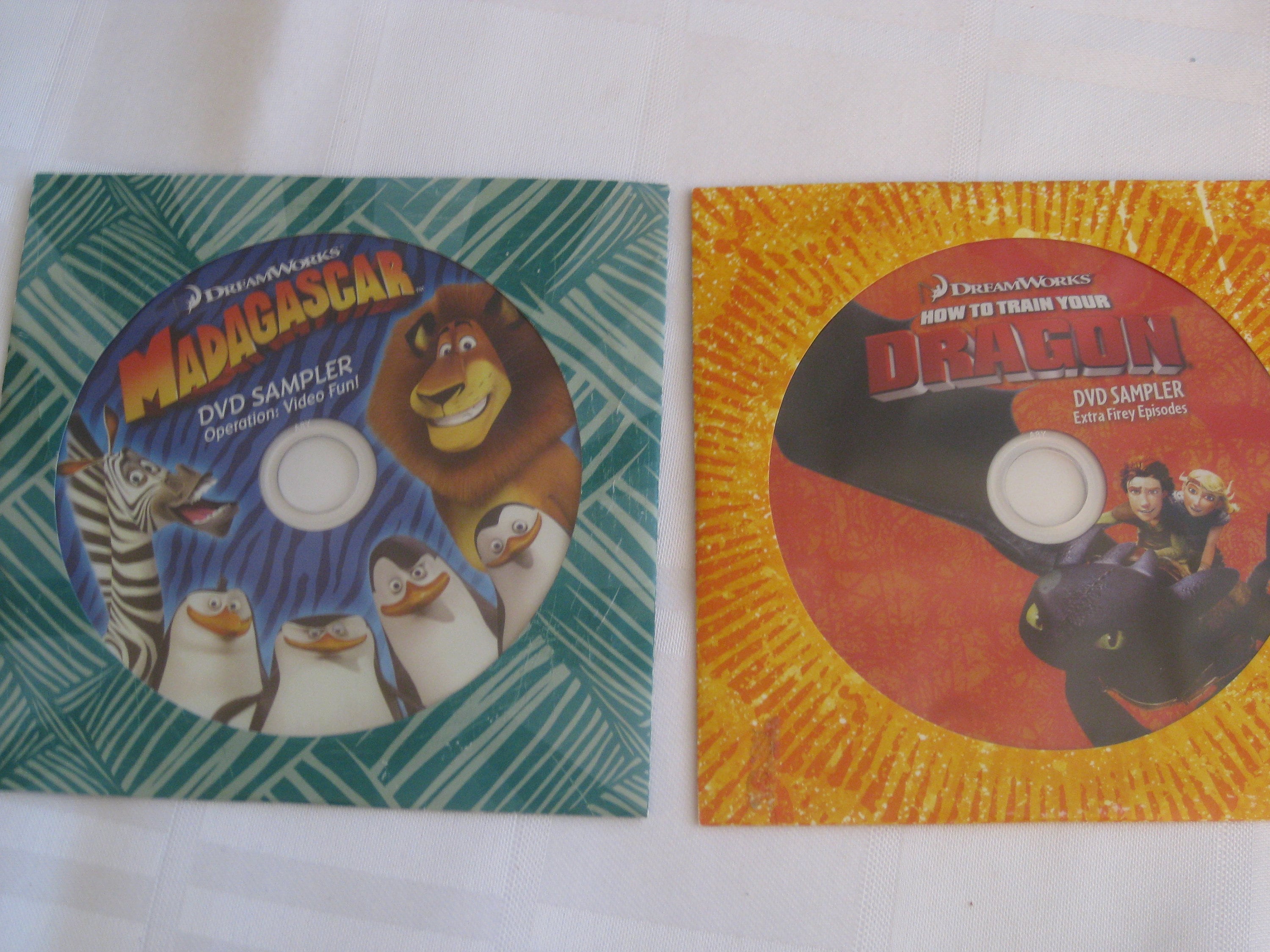 Dreamworks Dvd Sampler