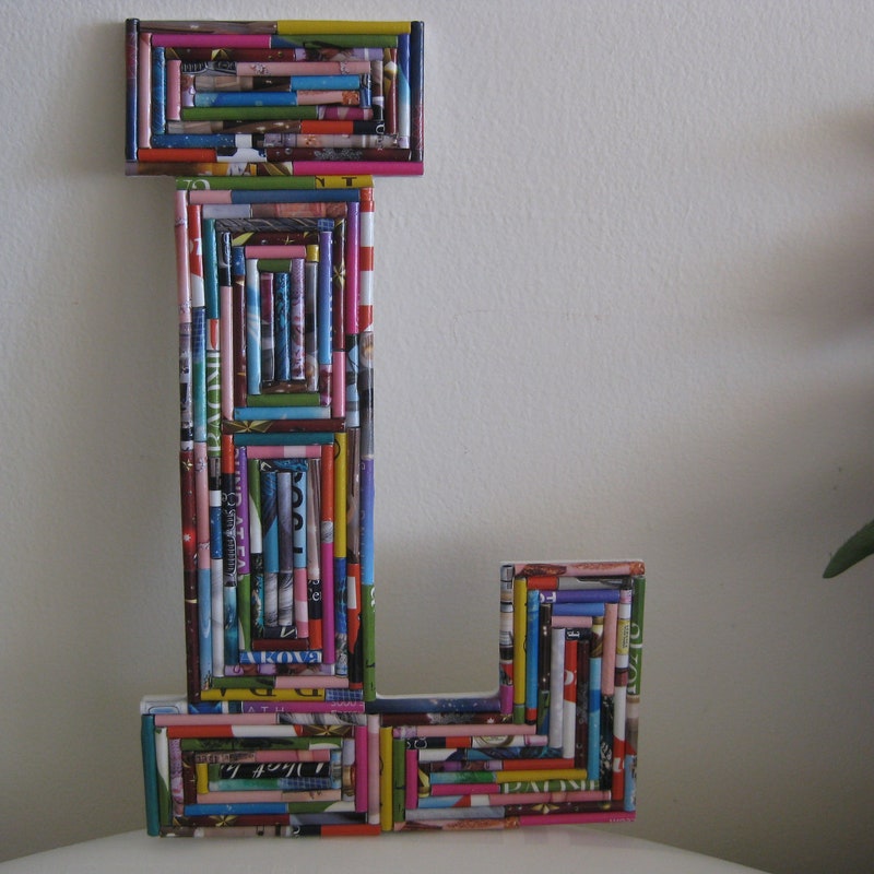 Wooden Letter L - Etsy