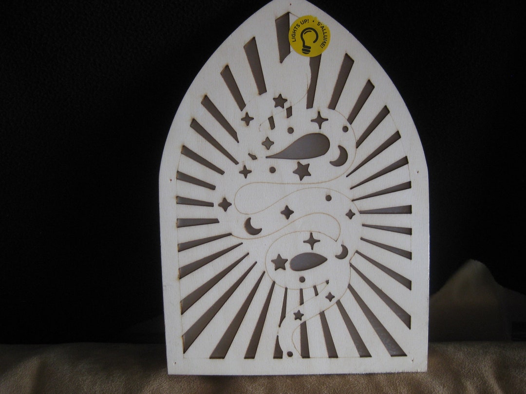 Halloween Diy Led Wood Decor, Tombstone With Slithering Snake, 8" X 5.5 ...