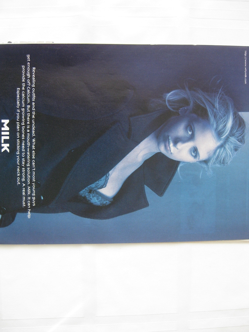 Got Milk? Advertisement Original Ads From Magazines. 2 Ads. to Choose ...