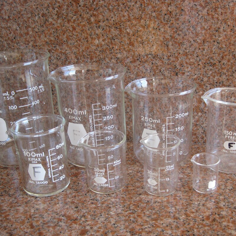 Beaker Vase - Etsy