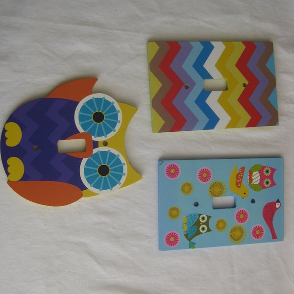 Owl Switch Plate - Etsy