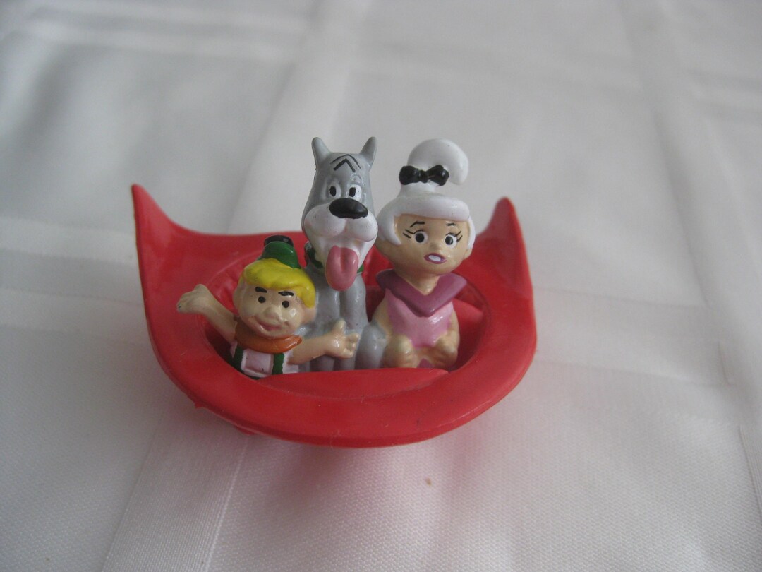 The Jetsons Riding in the Red Space Ship, 1990 Figurine, Collectible ...