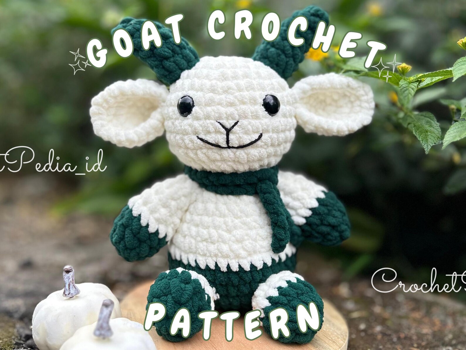 Goat Crochet Pattern, With Sew Goat Crochet Pattern PDF, Animal Farm ...