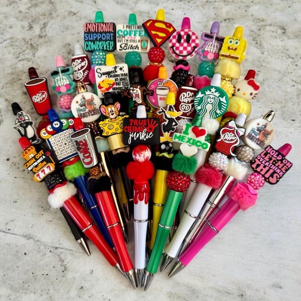 Funky Writing Pens - Etsy