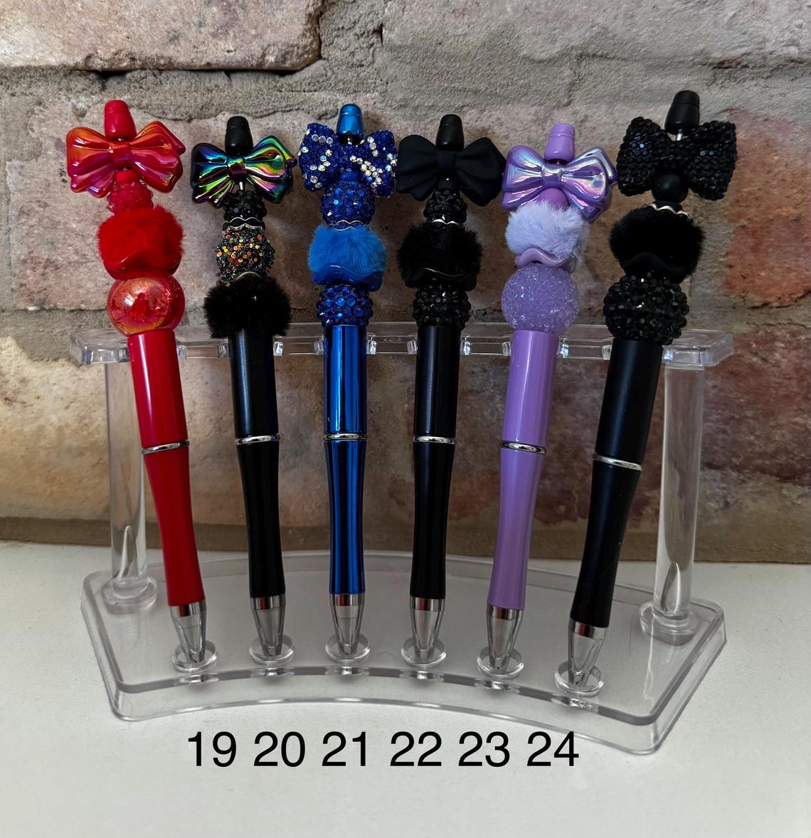Custom Handmade Beaded Pen, Bow Pen (the Beaded Bow Collection) - Etsy