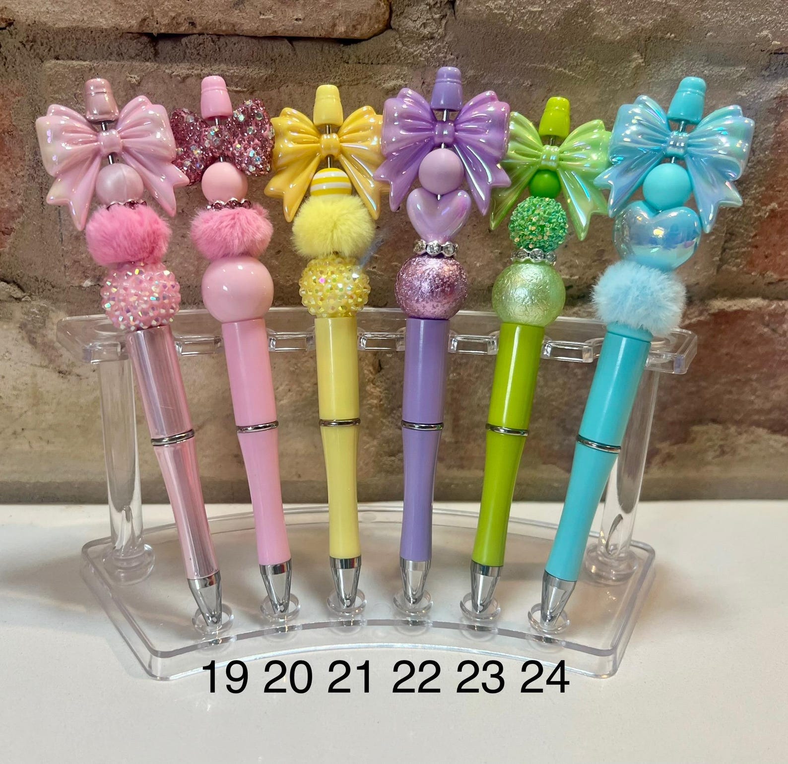 Custom Handmade Beaded Pen, Bow Pen (the Beaded Bow Collection) - Etsy