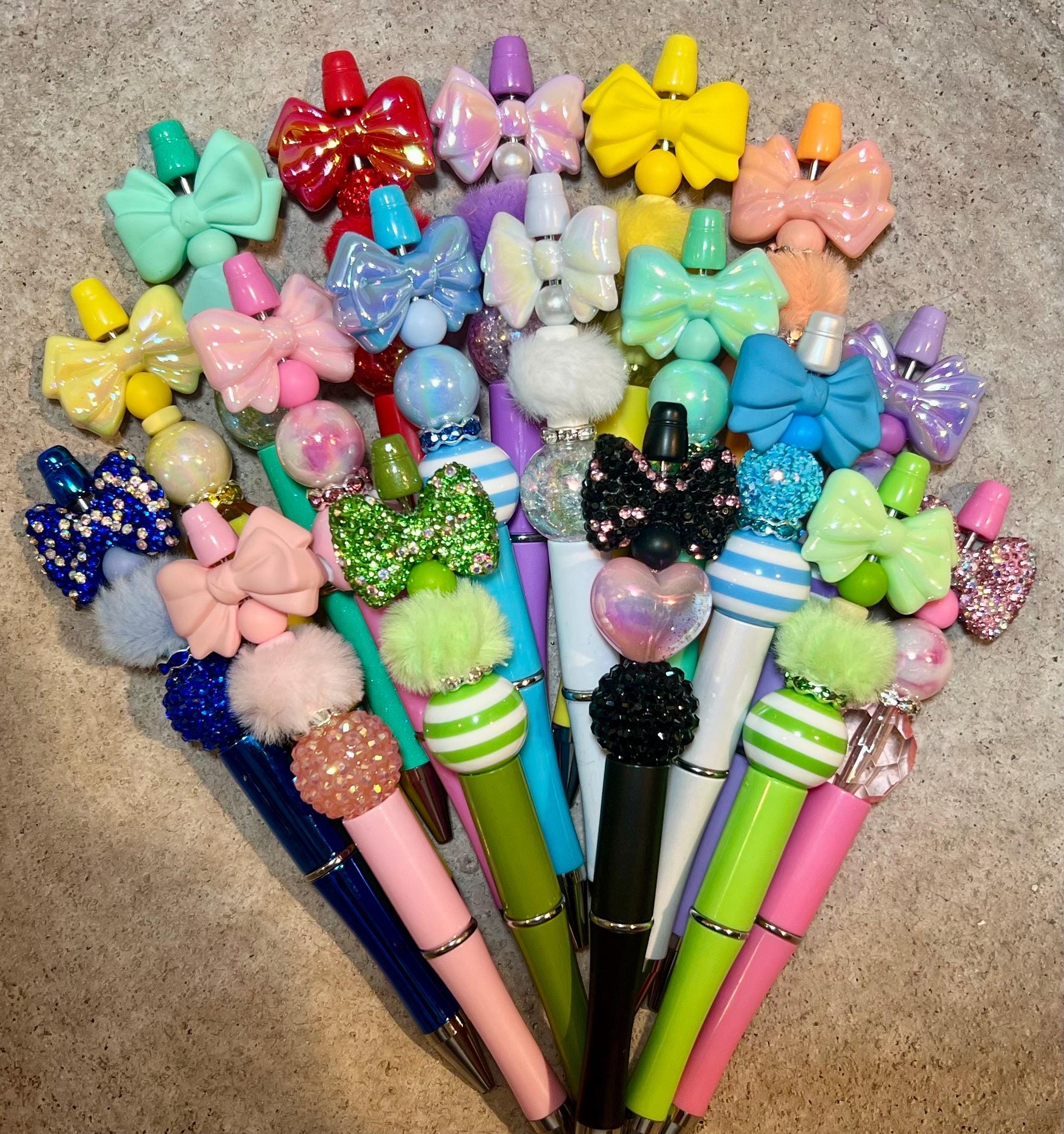 Custom Handmade Beaded Pen, Bow Pen (the Beaded Bow Collection) - Etsy