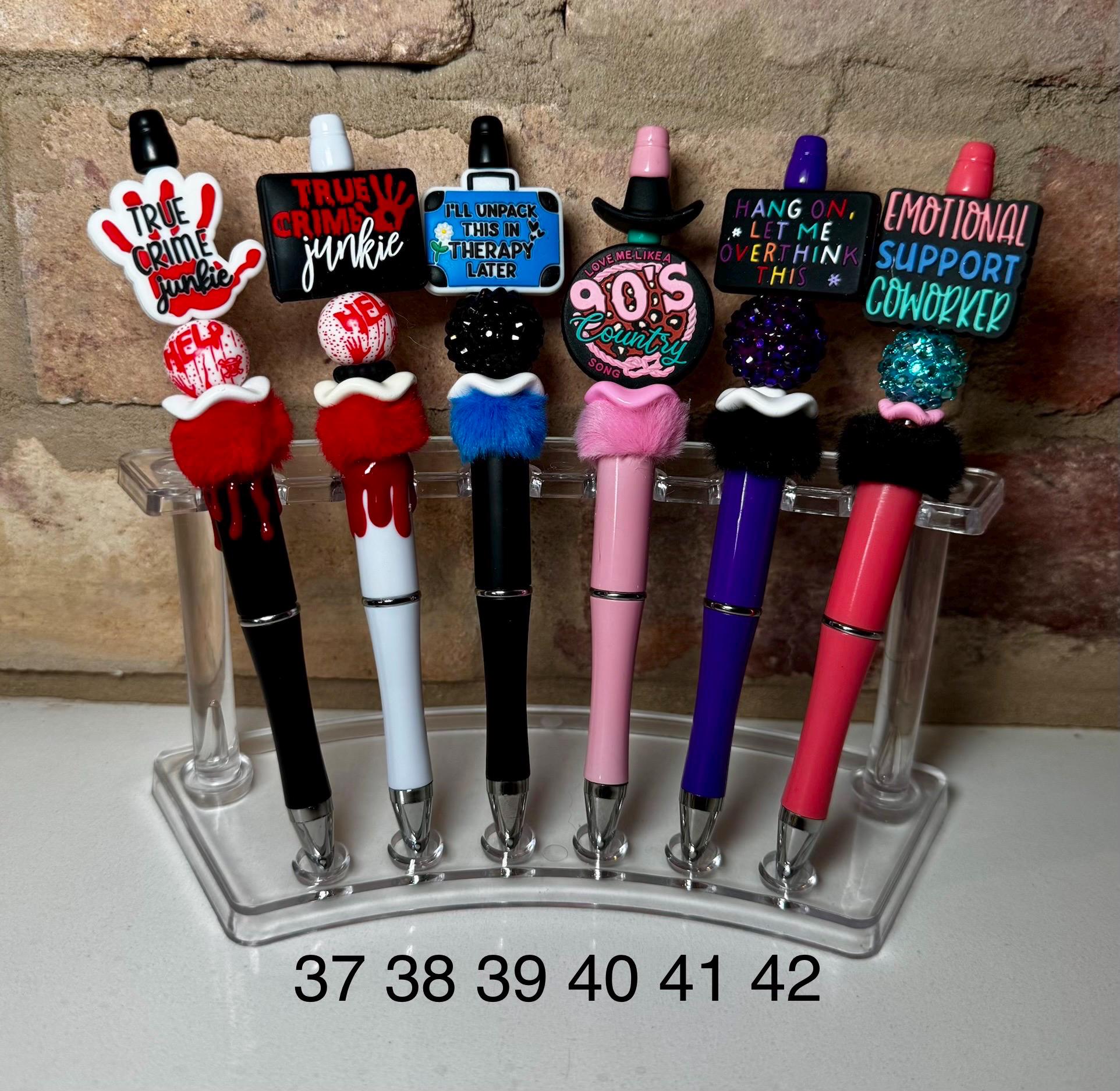 Custom Handmade Beaded Pen - Etsy