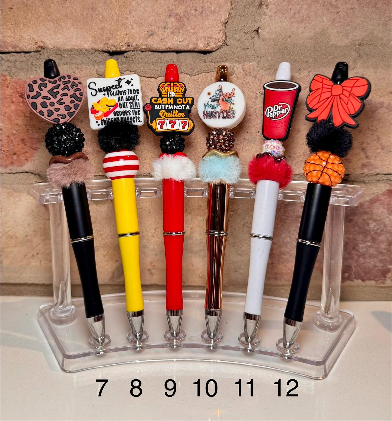 Custom Handmade Beaded Pen - Etsy