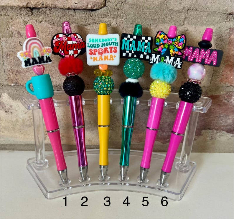 Custom Handmade Beaded Pen, Mom Pen, Grandma Pen, Mothers Day (the Mama ...