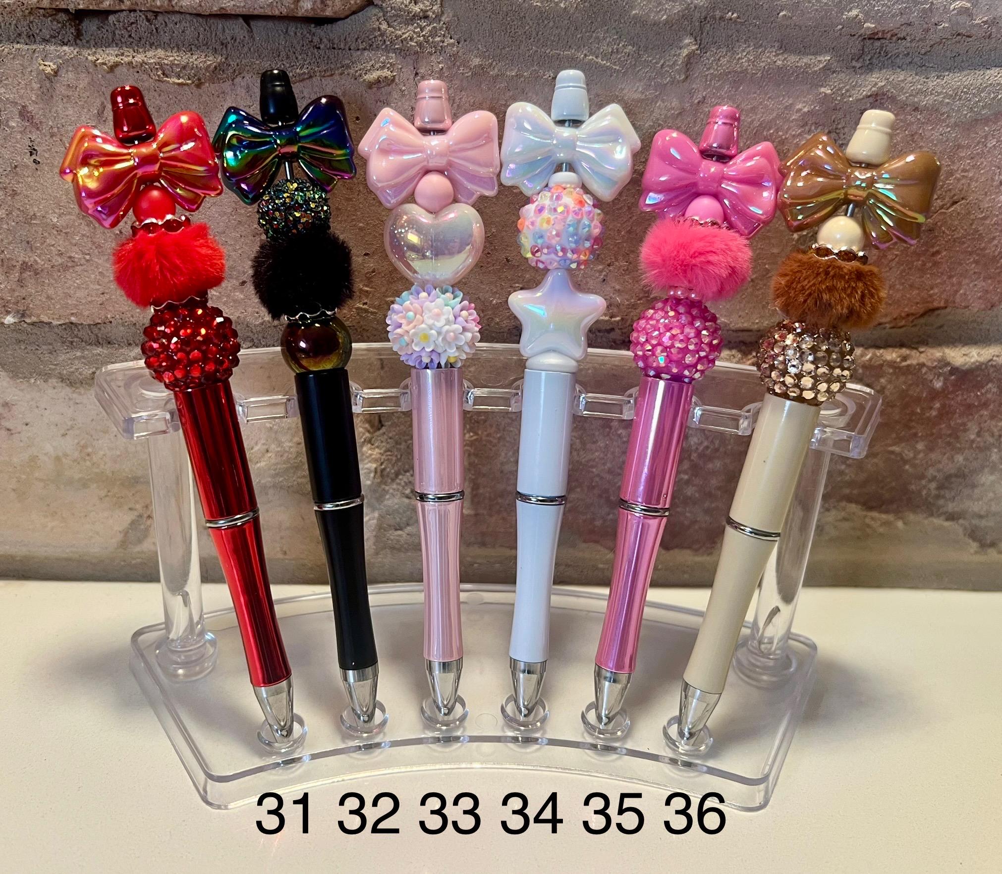 Custom Handmade Beaded Pen, Bow Pen (the Beaded Bow Collection) - Etsy