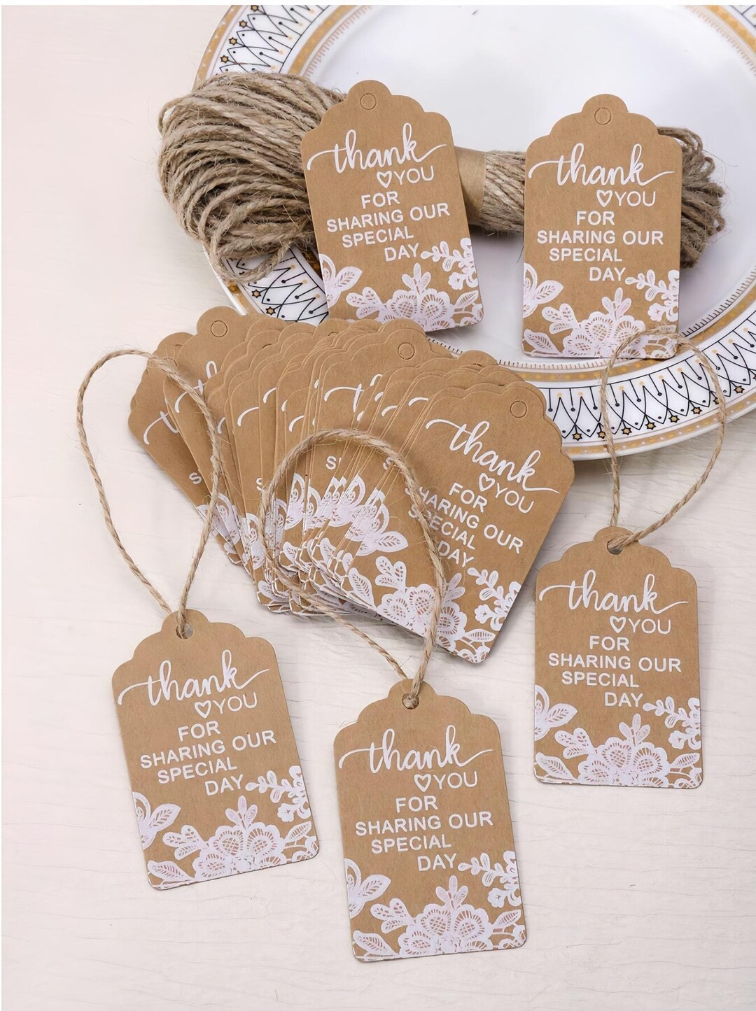 Personalized Wedding Favor Tags: Forest Thank You Gift Tags - Etsy