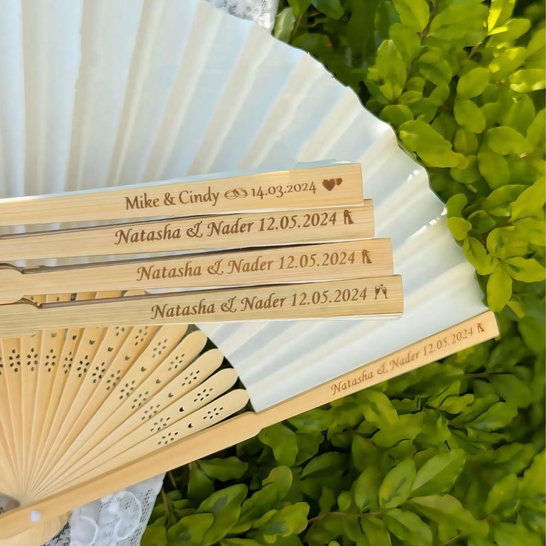 Custom Hand Fan,bulk Wedding Favors,wedding Favor Fans,wedding Party ...