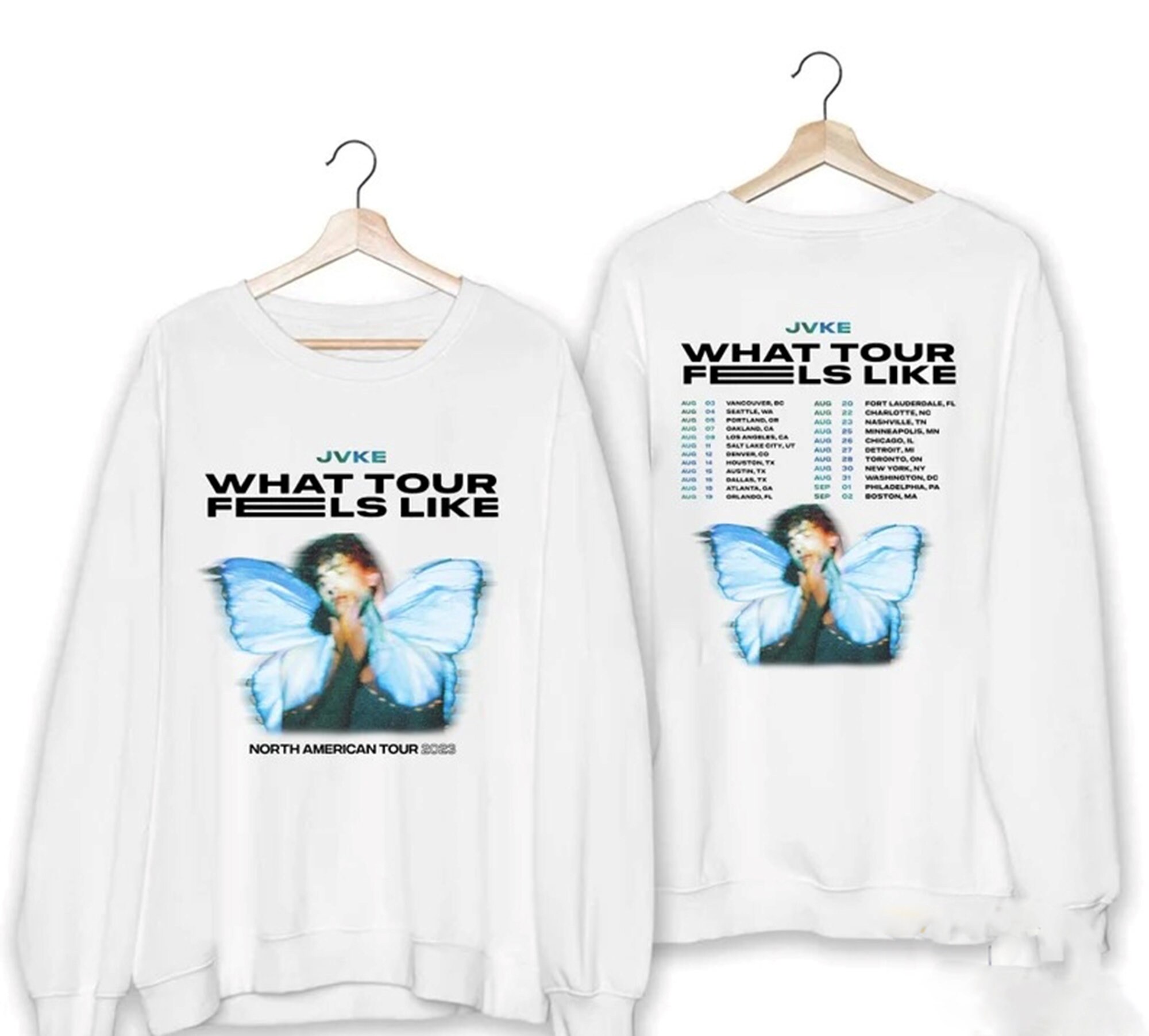 JVKE 2023 North American Tour Shirt, What Tour Feels Like 2023 Tour ...
