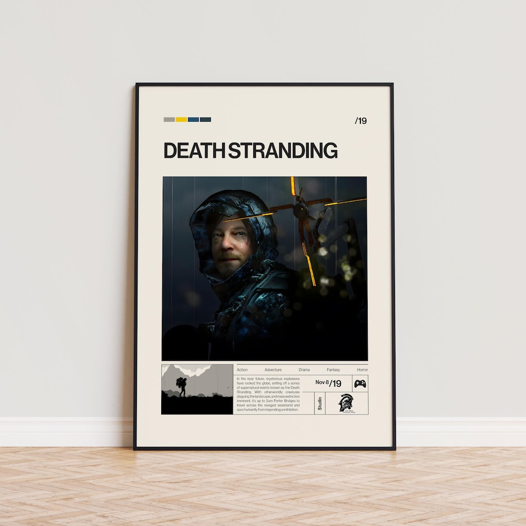 Death Stranding Poster, Video Game Poster, Minimalist Game Print ...