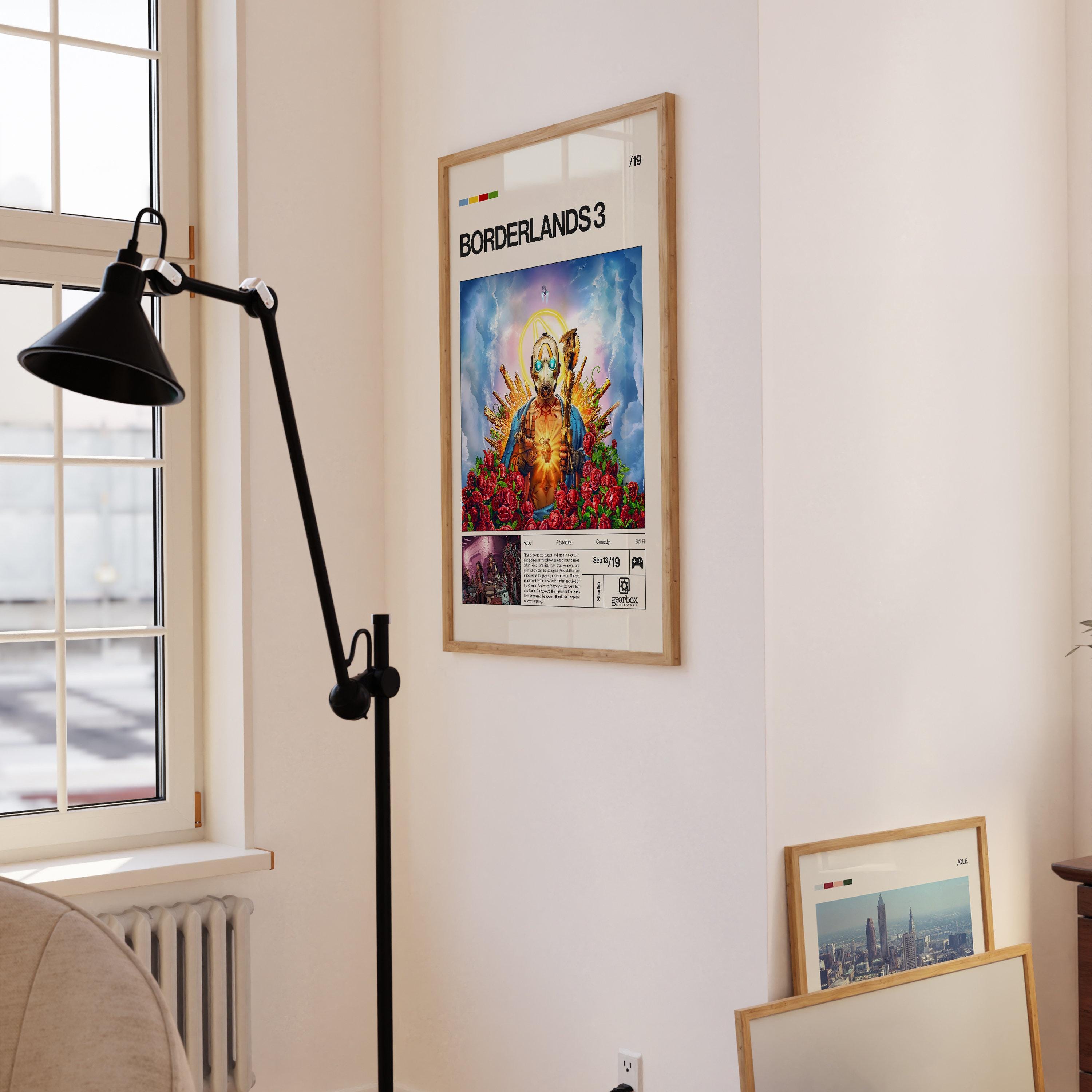 Borderlands 3 Poster, Video Game Poster, Minimalist Game Print, Gaming ...